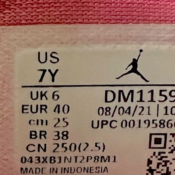 Jordan | Shoes | Jordan White Pink And Green With Music Notes | Poshmark